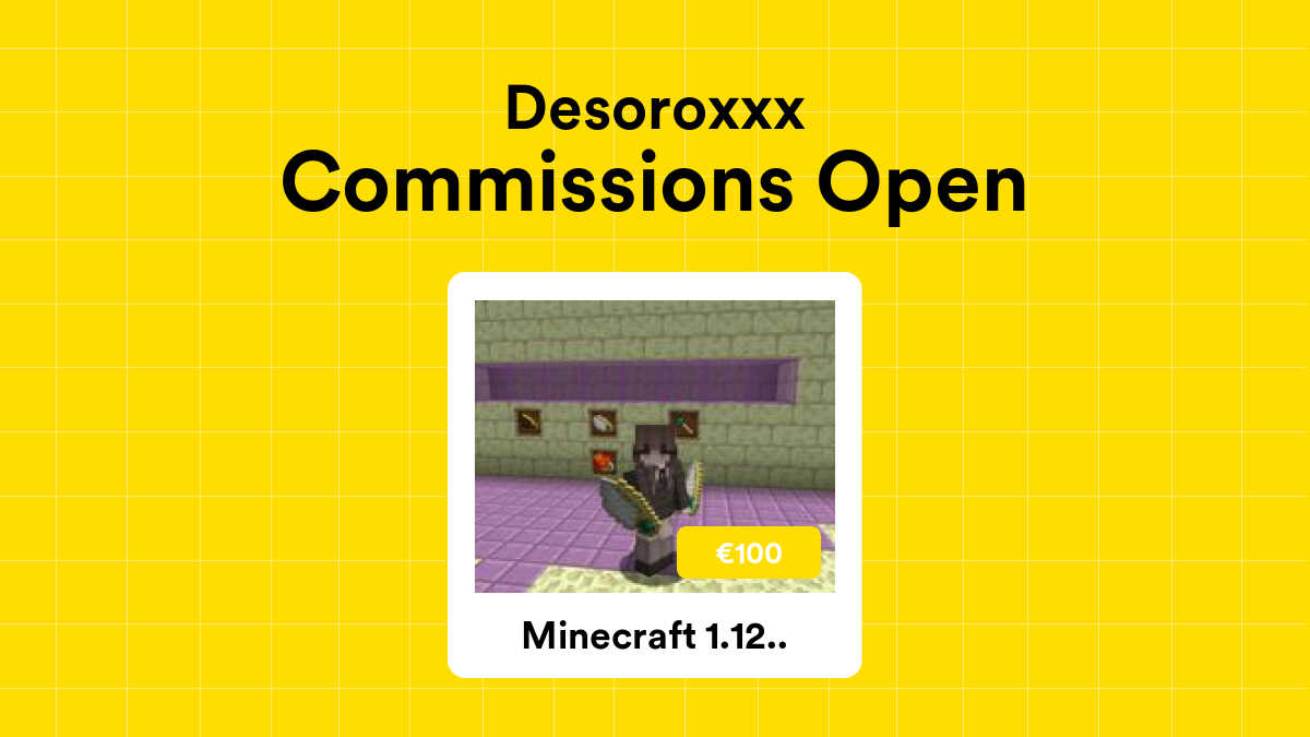 Commissions | Desoroxxx - Buymeacoffee