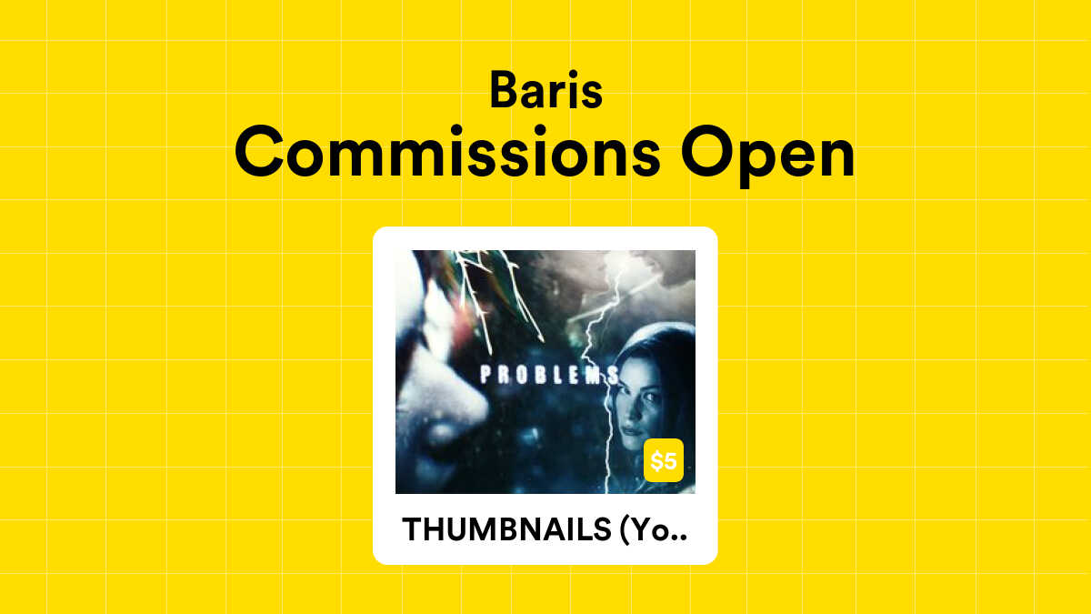 Commissions | Baris - Buymeacoffee