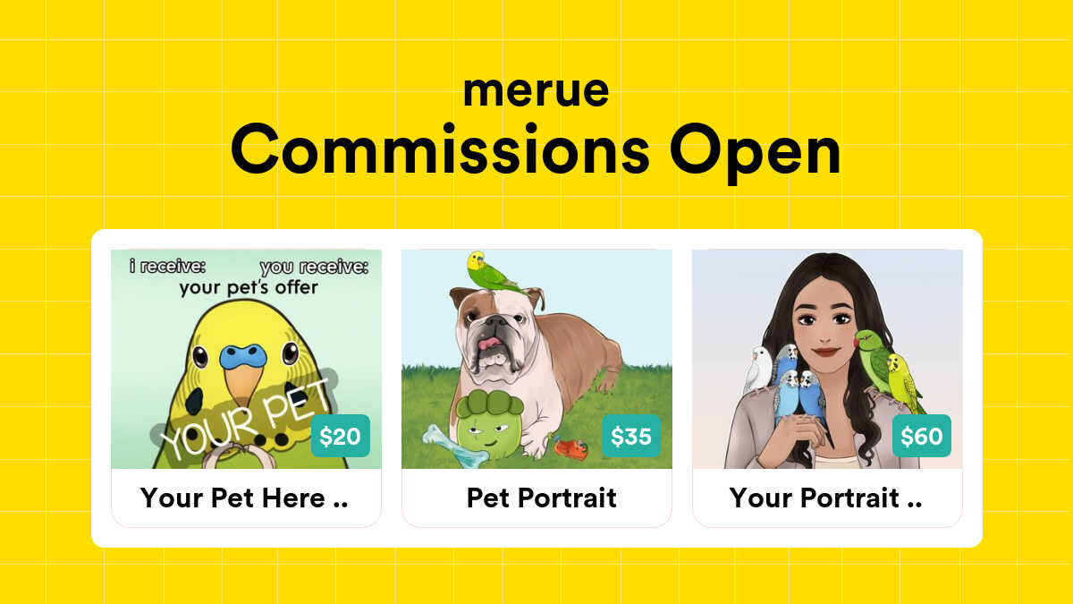 Commissions | merue - Buymeacoffee