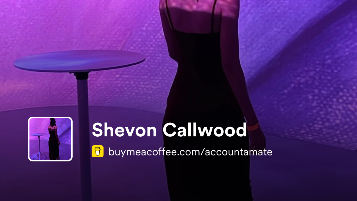 Shevon Callwood - Buymeacoffee