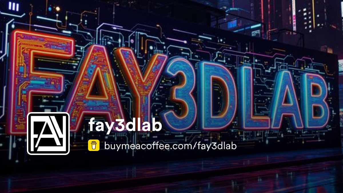 Extras | fay3dlab - Buymeacoffee