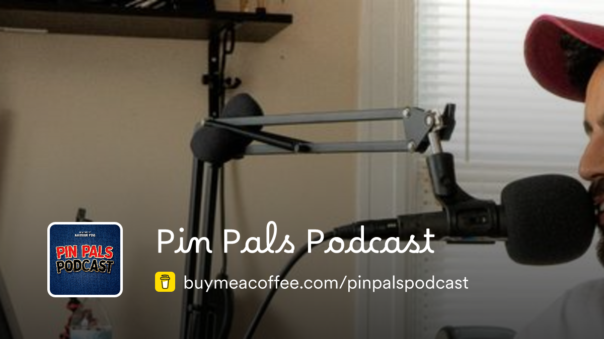 Pin Pals Podcast is a weekly podcast about enamel pins! - Buymeacoffee