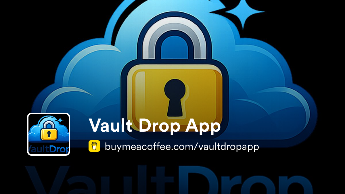 Vault Drop App - Buymeacoffee