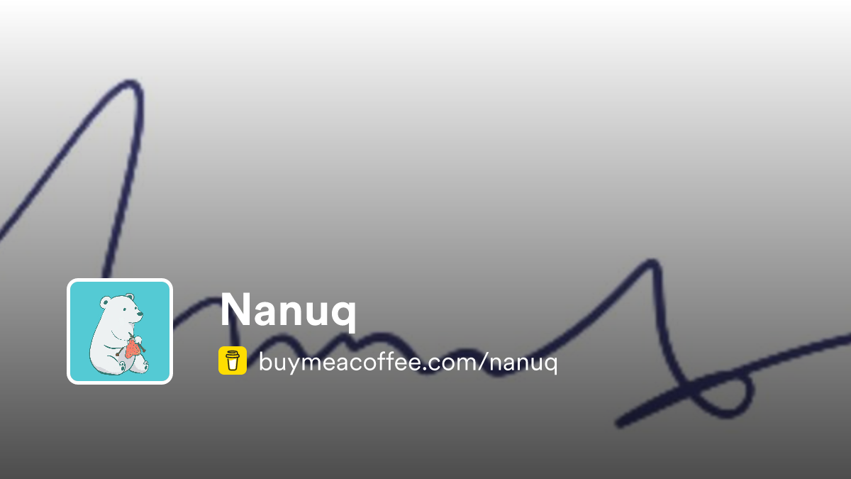 Nanuq - Buymeacoffee