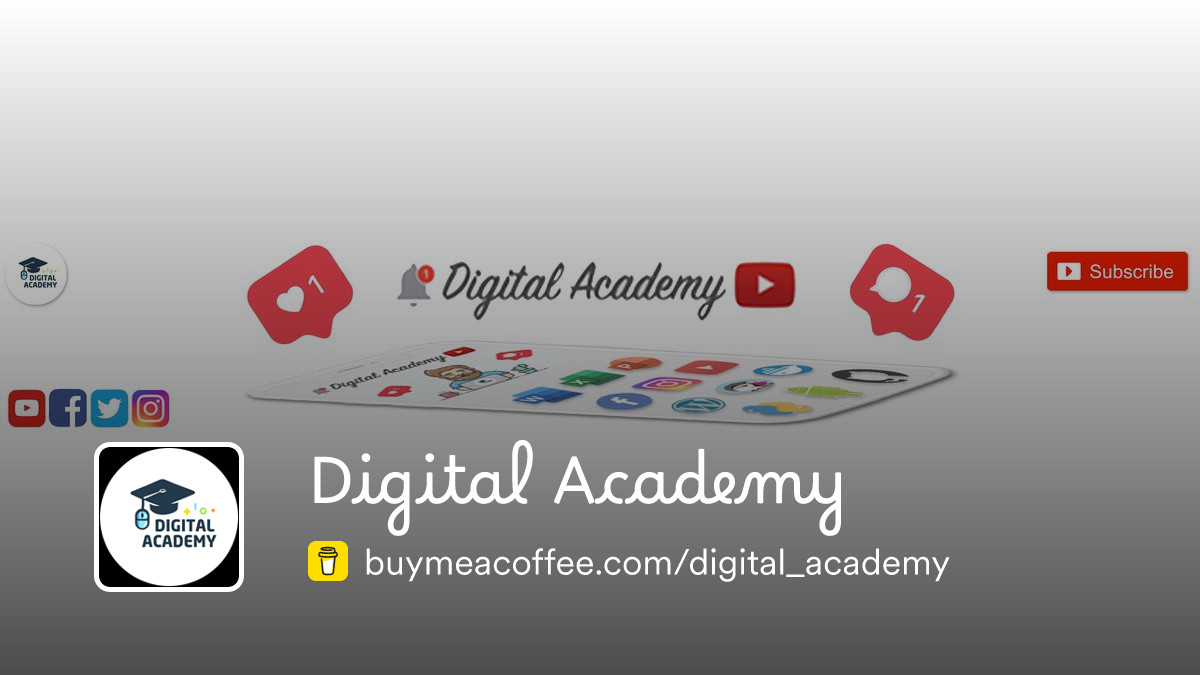Membership | Digital Academy - Buymeacoffee