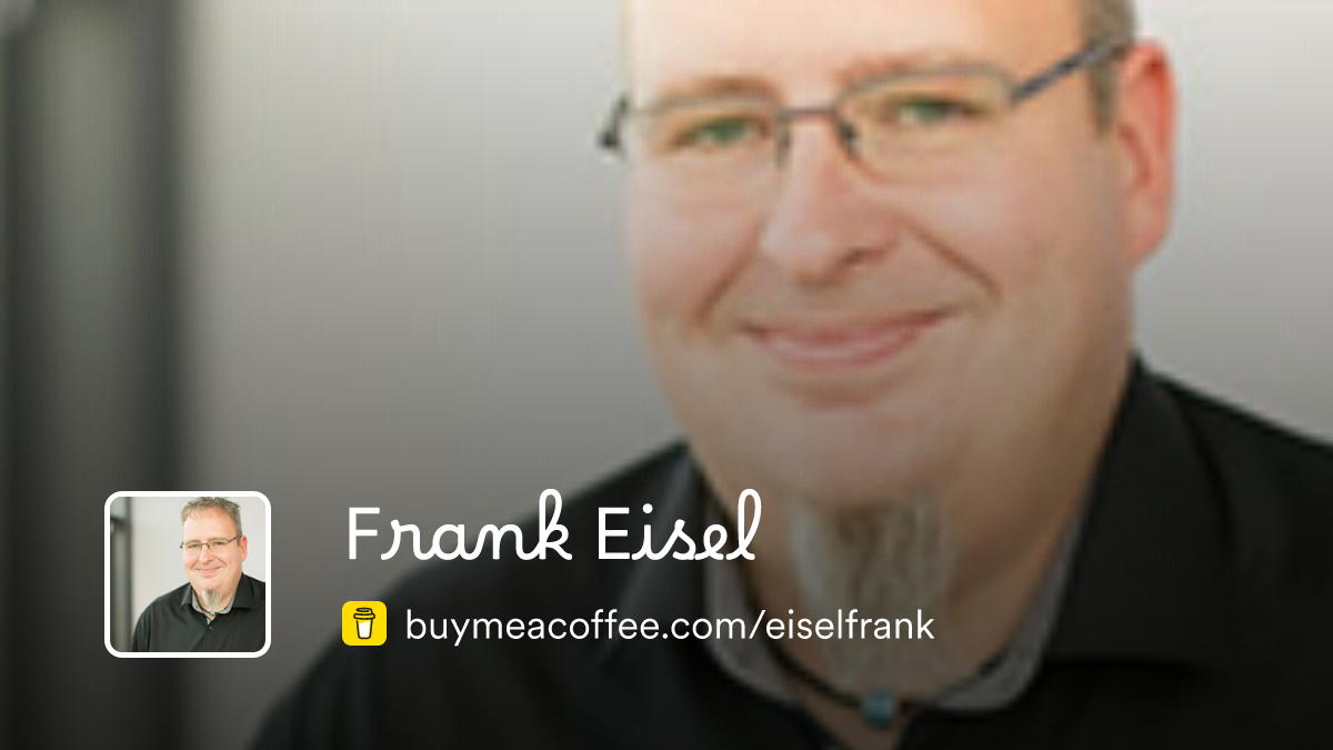 Frank Eisel - Buymeacoffee