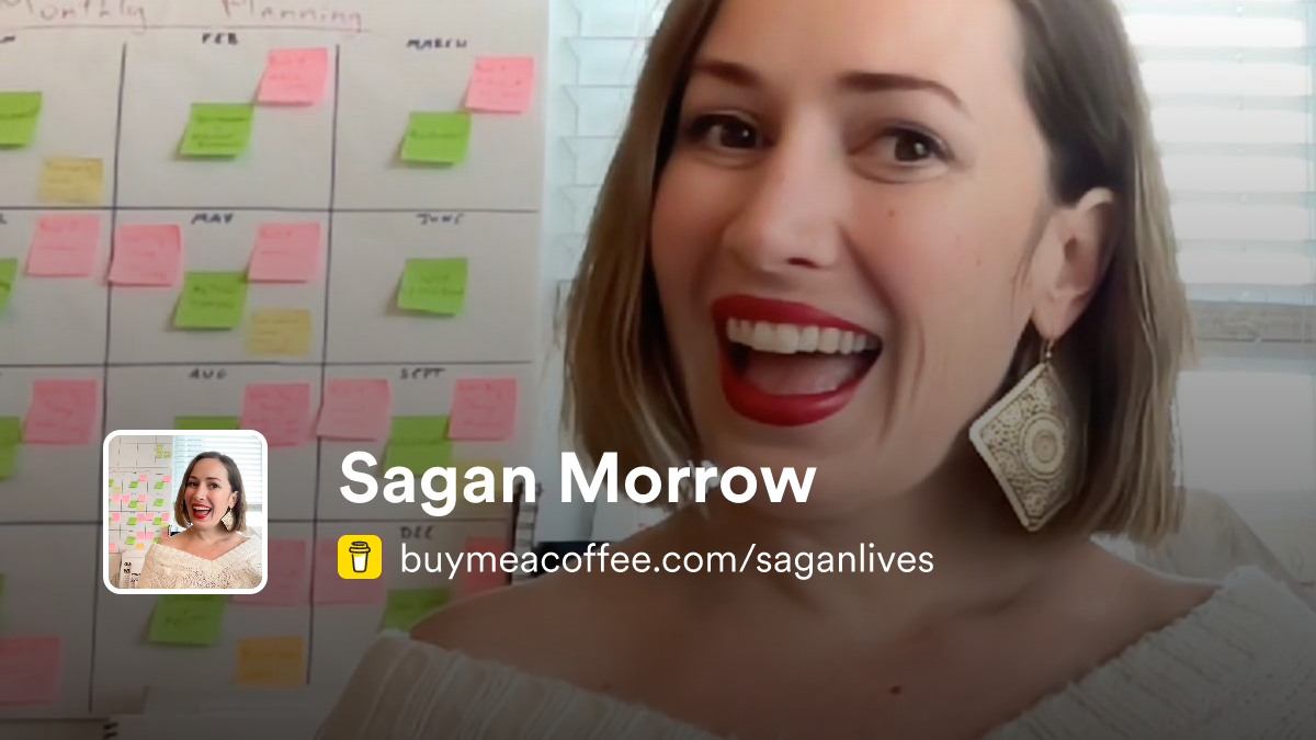 Sagan Morrow is Writing - Buymeacoffee