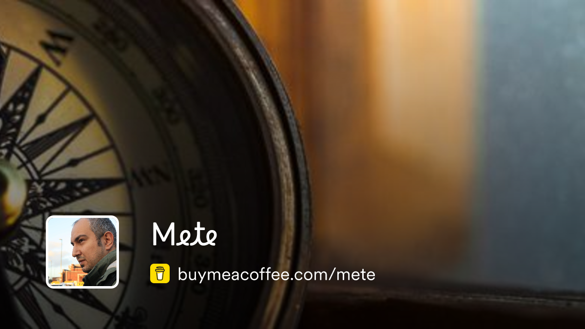 Mete is Geomatics Engineer & Software Developer - Buymeacoffee