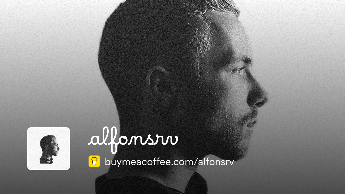 alfonsrv is OpenSource Developer - Buymeacoffee