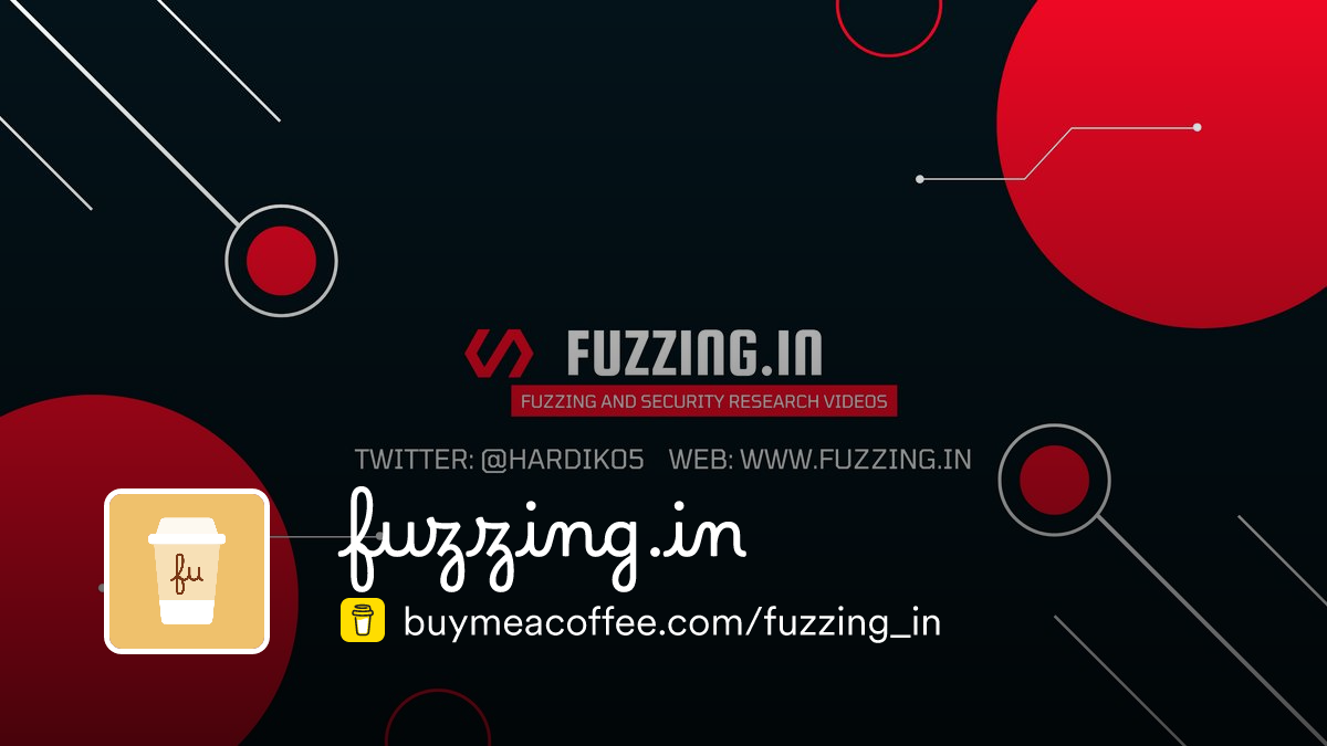 fuzzing.in is creating fuzzing and information security videos ...