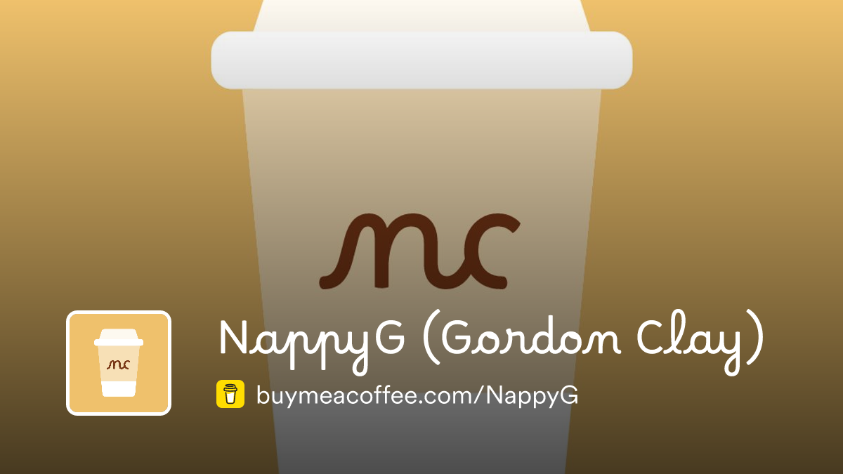 NappyG (Gordon Clay) - Buymeacoffee