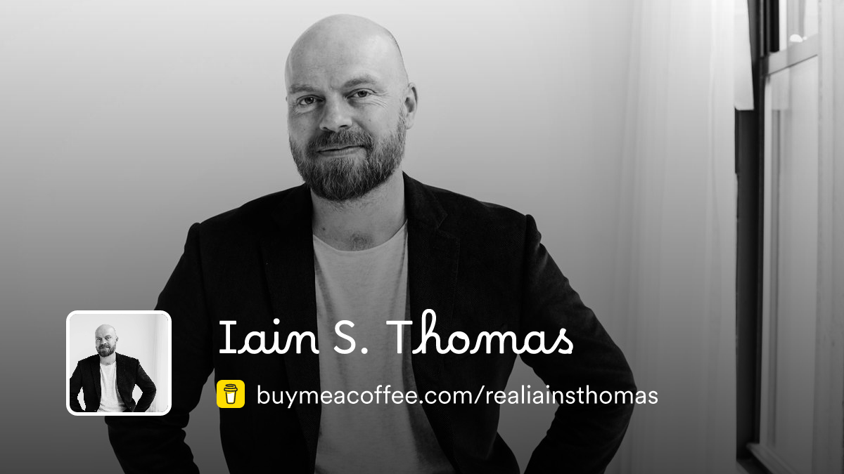 Iain S. Thomas is writing poetry, publishing books, hoping he is of use ...