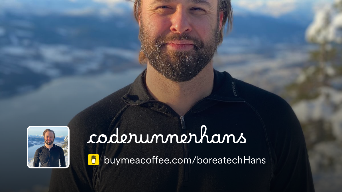 coderunnerhans is blogging, coding, developing software and running - Buymeacoffee
