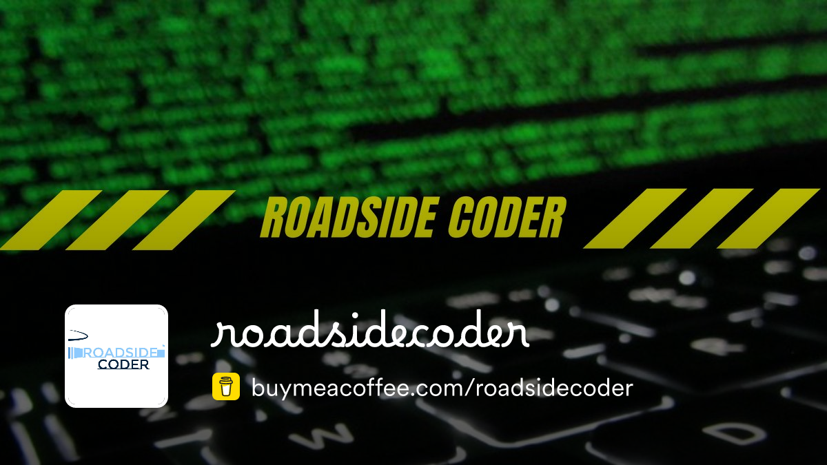 roadsidecoder is Creating Full Stack Web Development Tutorials On Youtube - Buymeacoffee