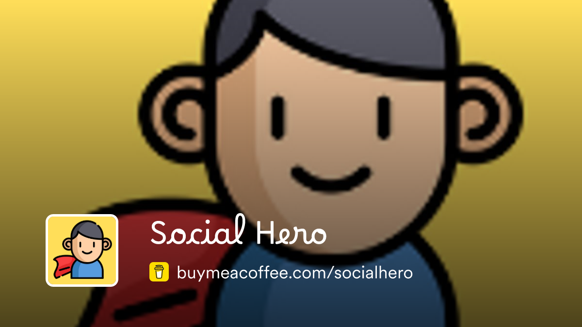 Social Hero - Buymeacoffee