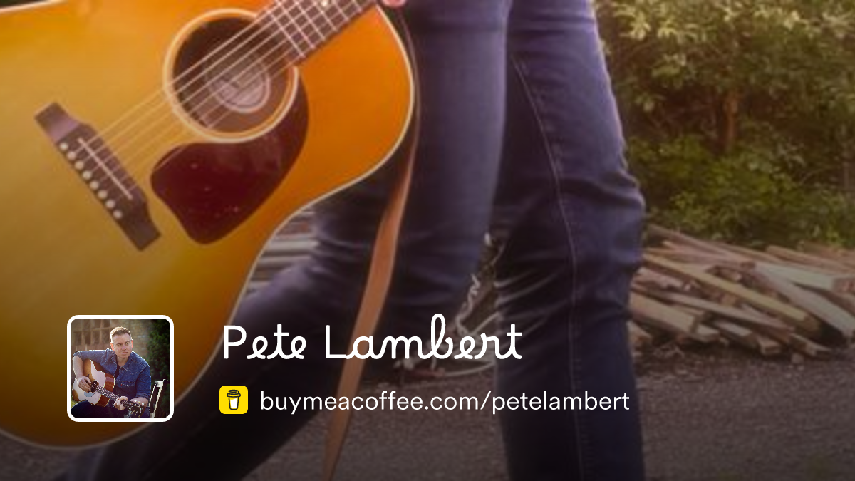 Pete Lambert is a York based singer songwriter and creator of Lockdown Open Mic. - Buymeacoffee