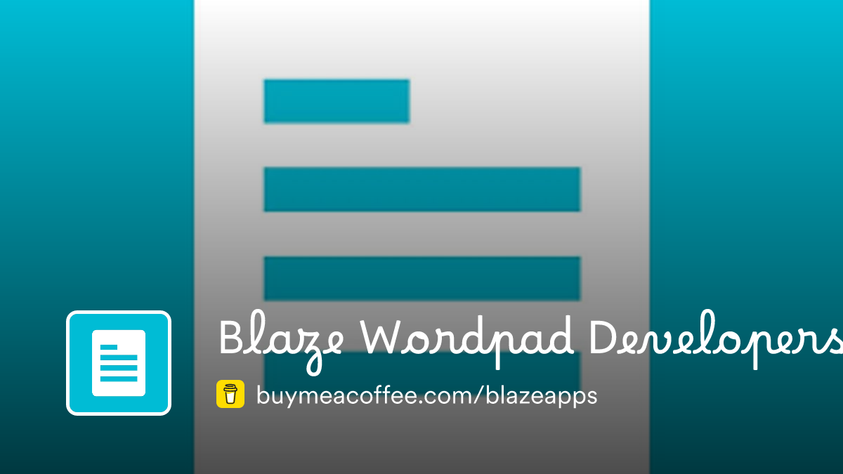Membership | Blaze Wordpad Developers - Buymeacoffee