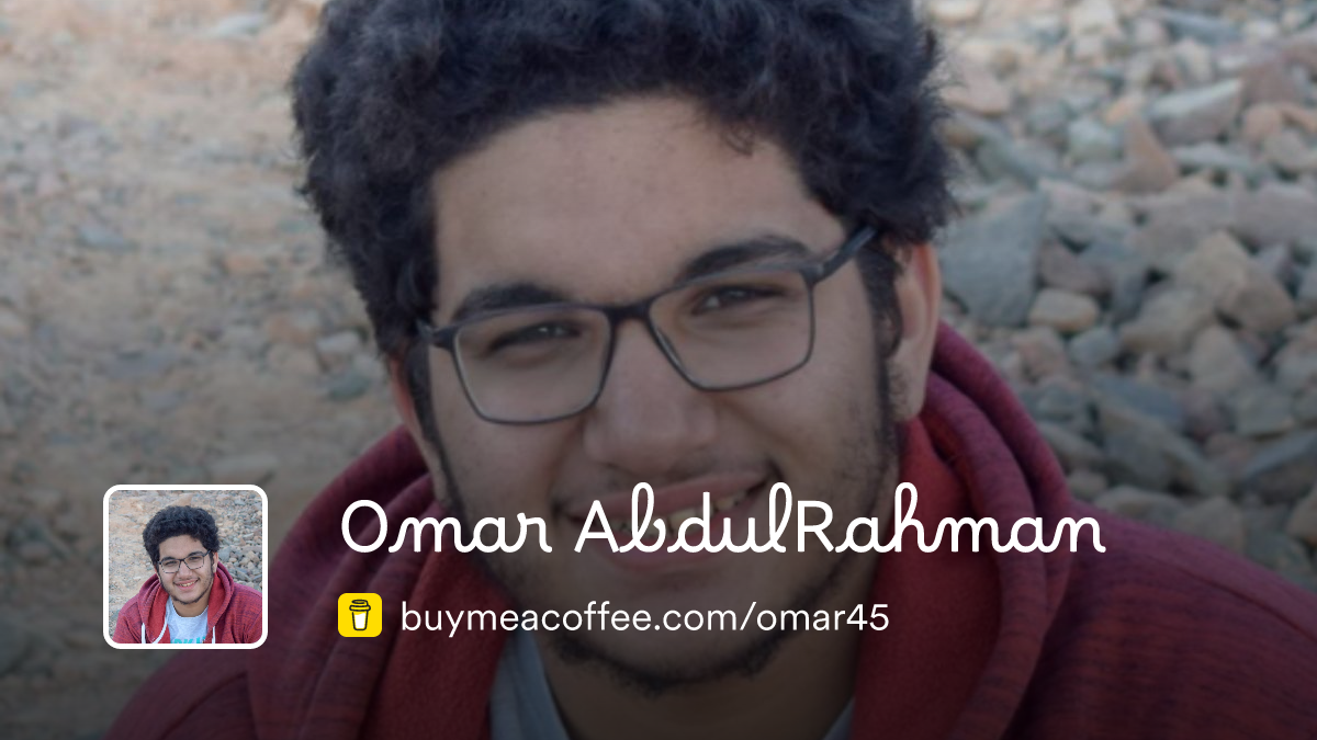 Omar AbdulRahman is creating Web Applications - Buymeacoffee