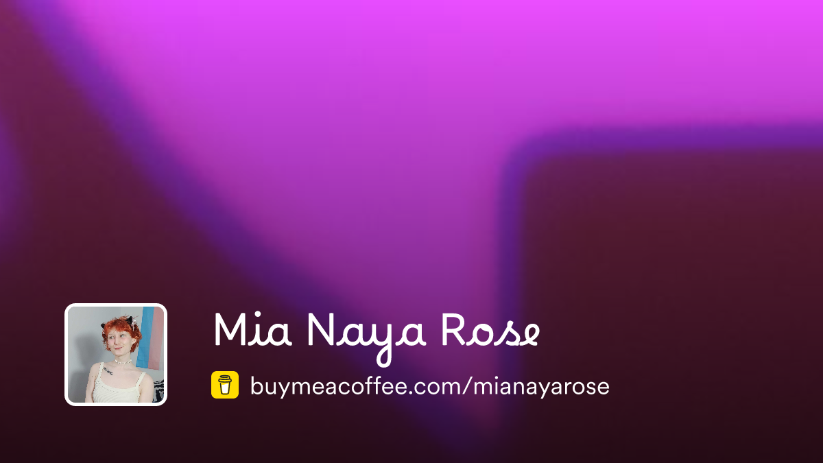 Mia Naya Rose is Cutie Trying to fund SRS - Buymeacoffee