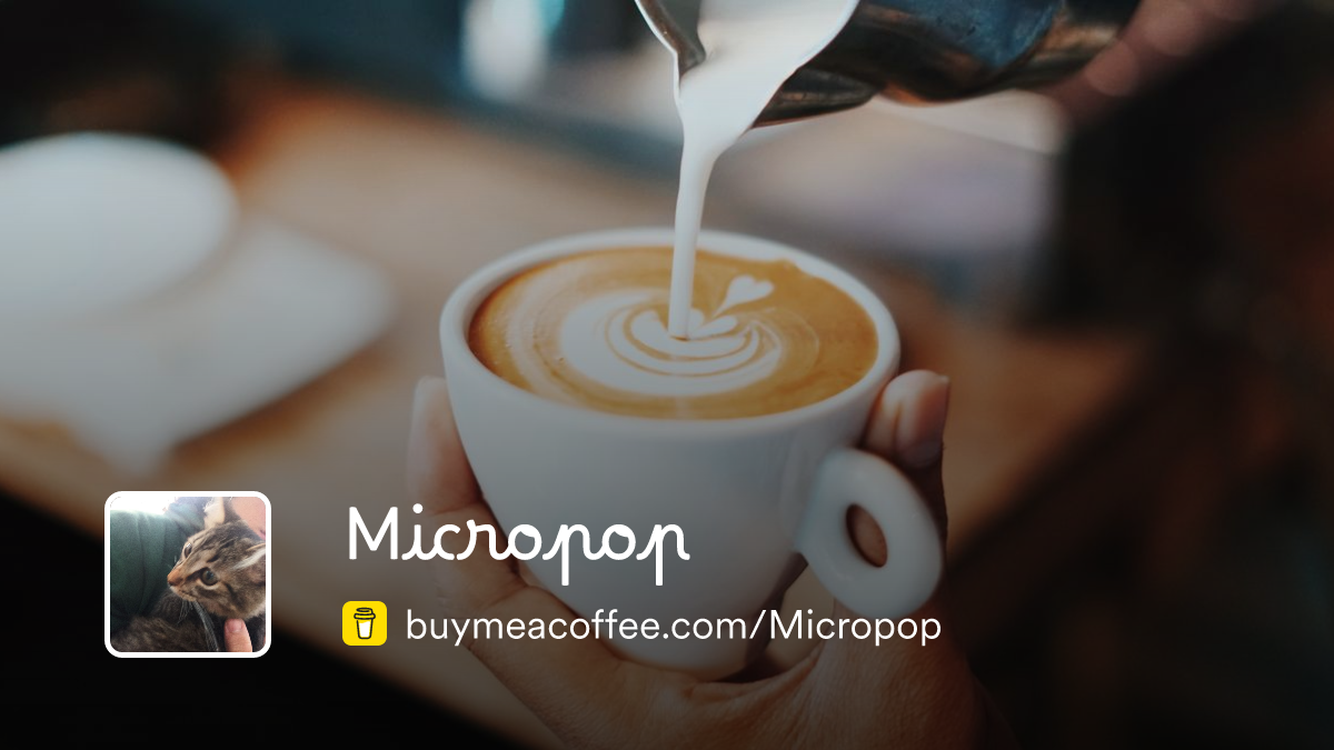 Micropop - Buymeacoffee