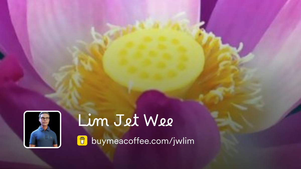 Lim Jet Wee is creating educational Video - Buymeacoffee