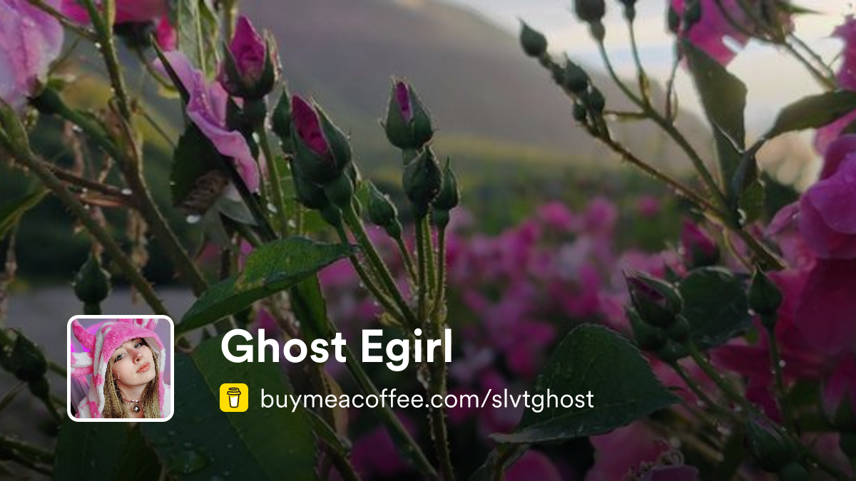 Ghost Egirl is artist & model - Buymeacoffee