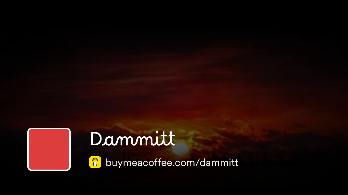Dammitt is creating tools for video games - Buymeacoffee