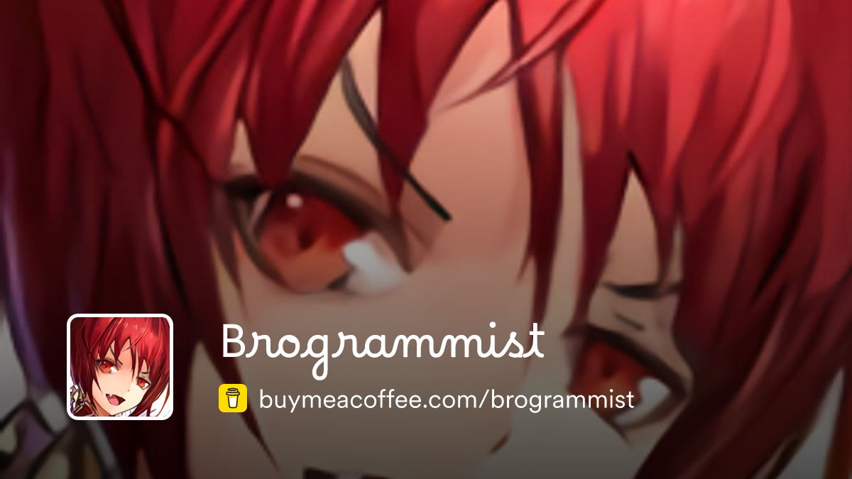Brogrammist is developing derivative works of Team Fortress 2 and Touhou - Buymeacoffee