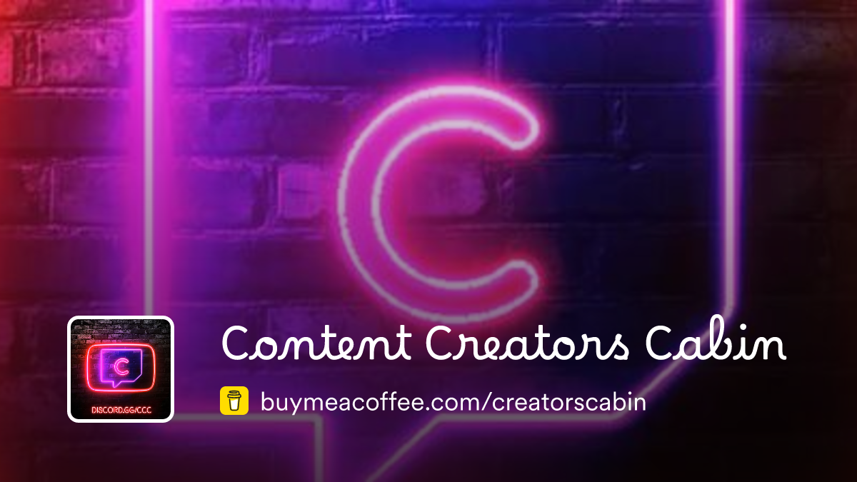 Content Creators Cabin is a discord community of content creators ...