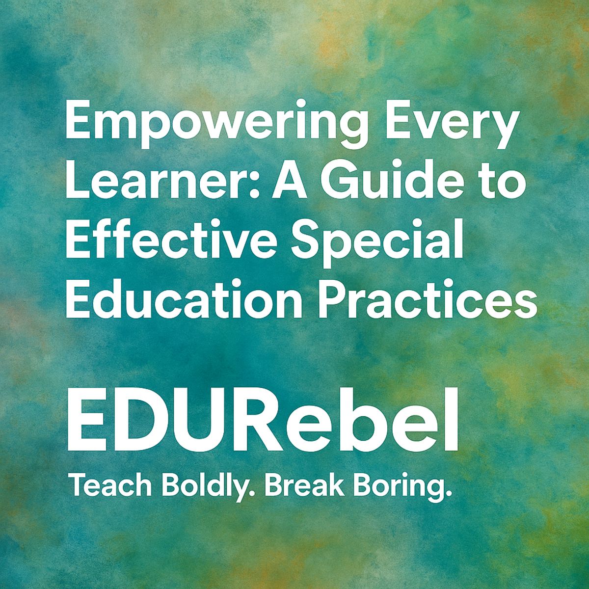 Empowering Every Learner: A Guide to Effective Special Education ...