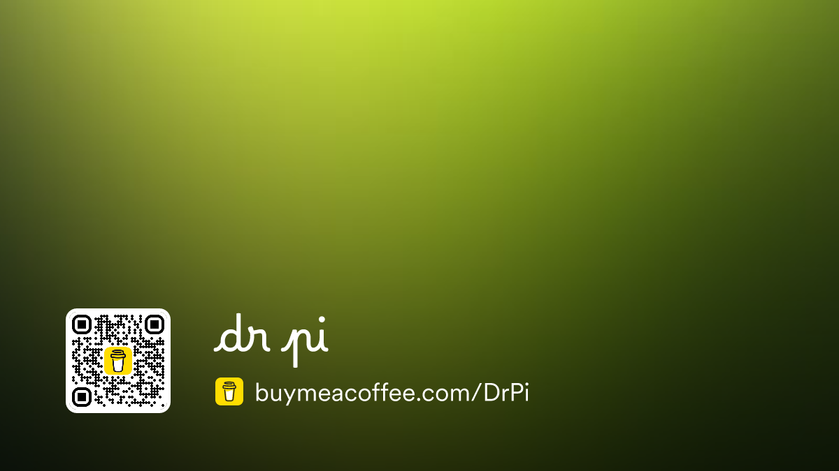 dr pi is I write code - Buymeacoffee