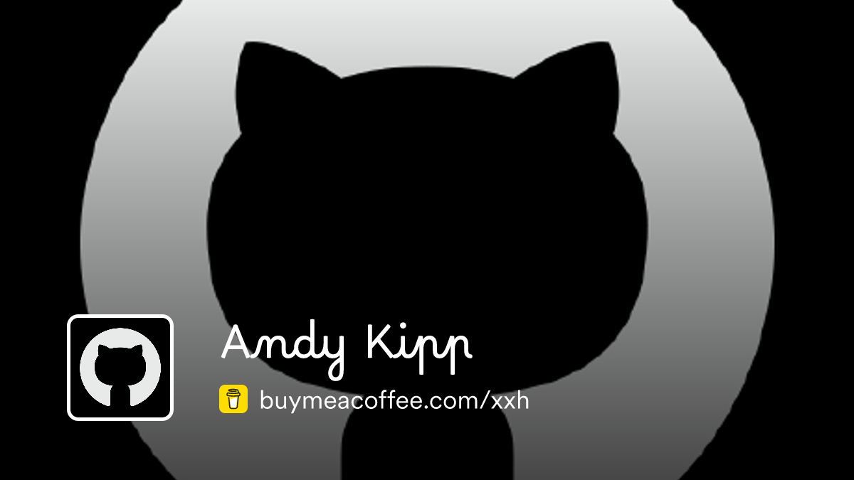 Andy Kipp is https://github.com/anki-code/ - Buymeacoffee