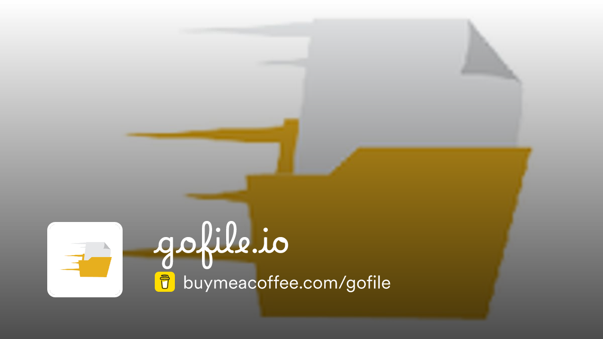 gofile.io is creating free filesharing platform that respects users privacy - Buymeacoffee