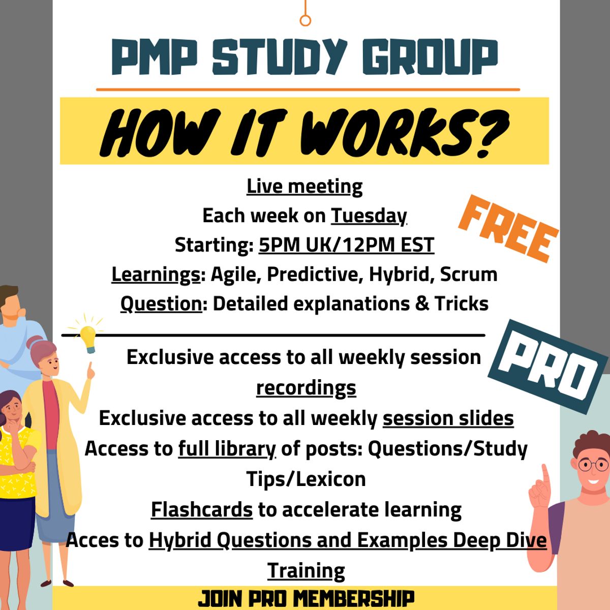 Considering joining a PMP study group? — Gabor Stramb - 8wks CAPM & PMP ...