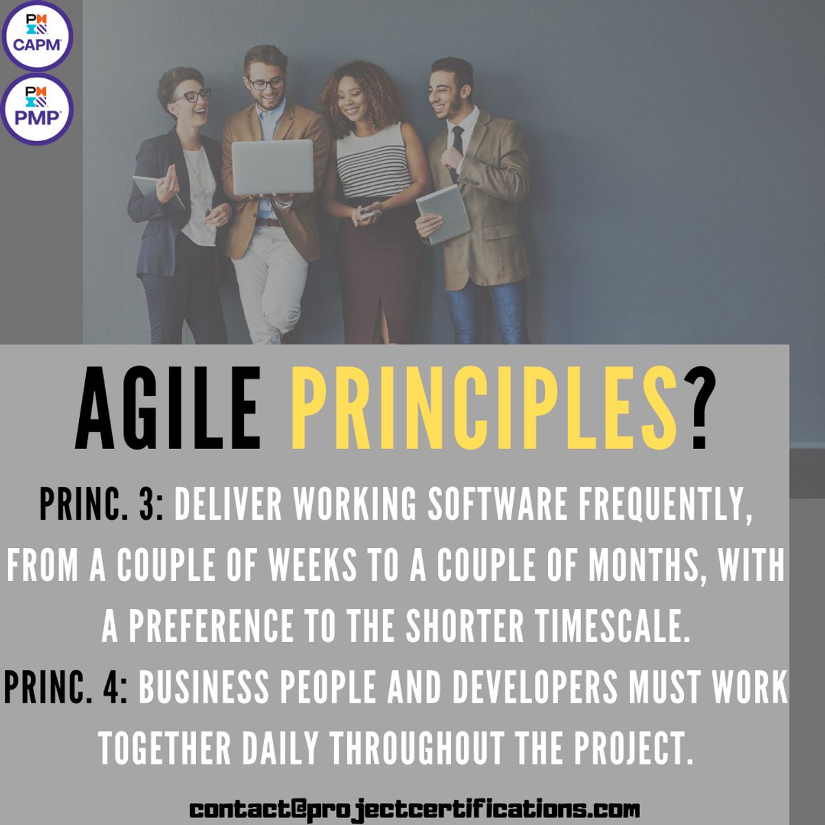 Agile Principles are key — Gabor Stramb - 8wks CAPM & PMP Prep ...