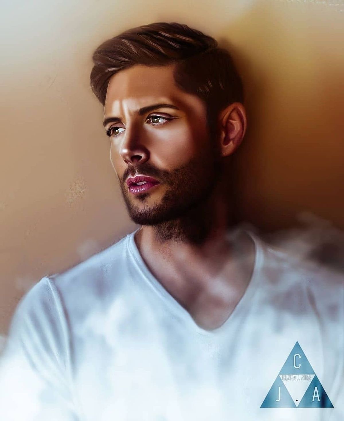 Jensen Ackles digital illustration — Clara J. Aira - Buymeacoffee