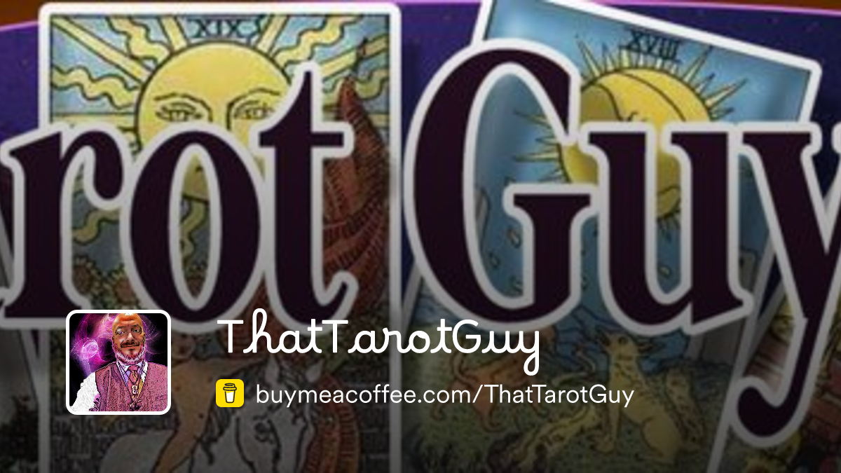 ThatTarotGuy is creating tarot videos, ebooks, courses and offering tarot readings - Buymeacoffee