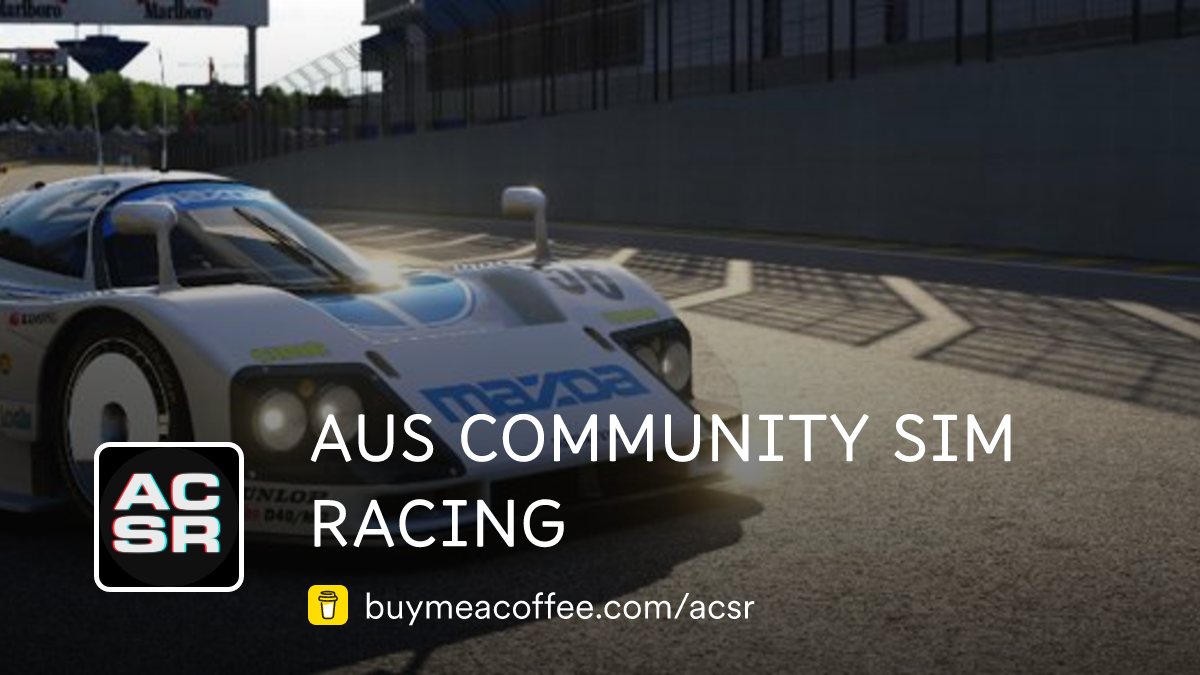AUS COMMUNITY SIM RACING - Buymeacoffee