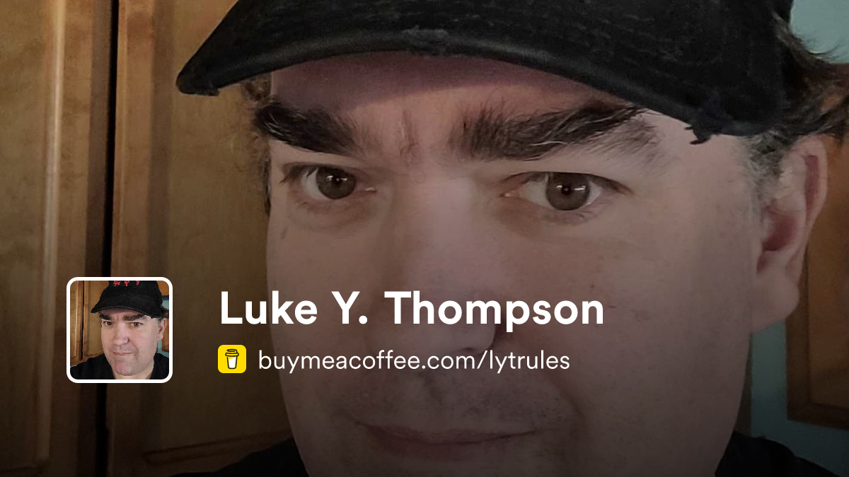 Luke Y. Thompson is Artist - Buymeacoffee