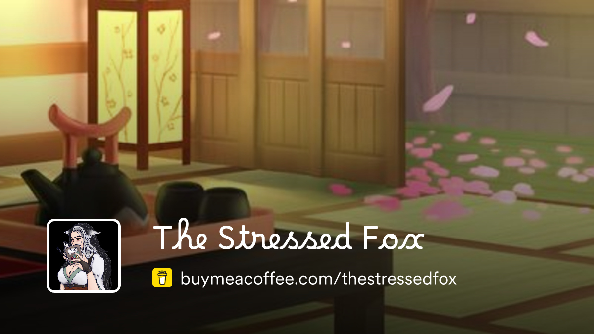 The Stressed Fox is using this as a tip and support jar. - Buymeacoffee