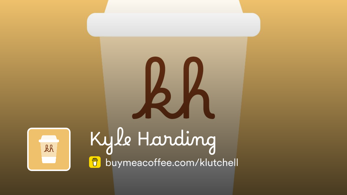 Kyle Harding is contributing to the open source community - Buymeacoffee
