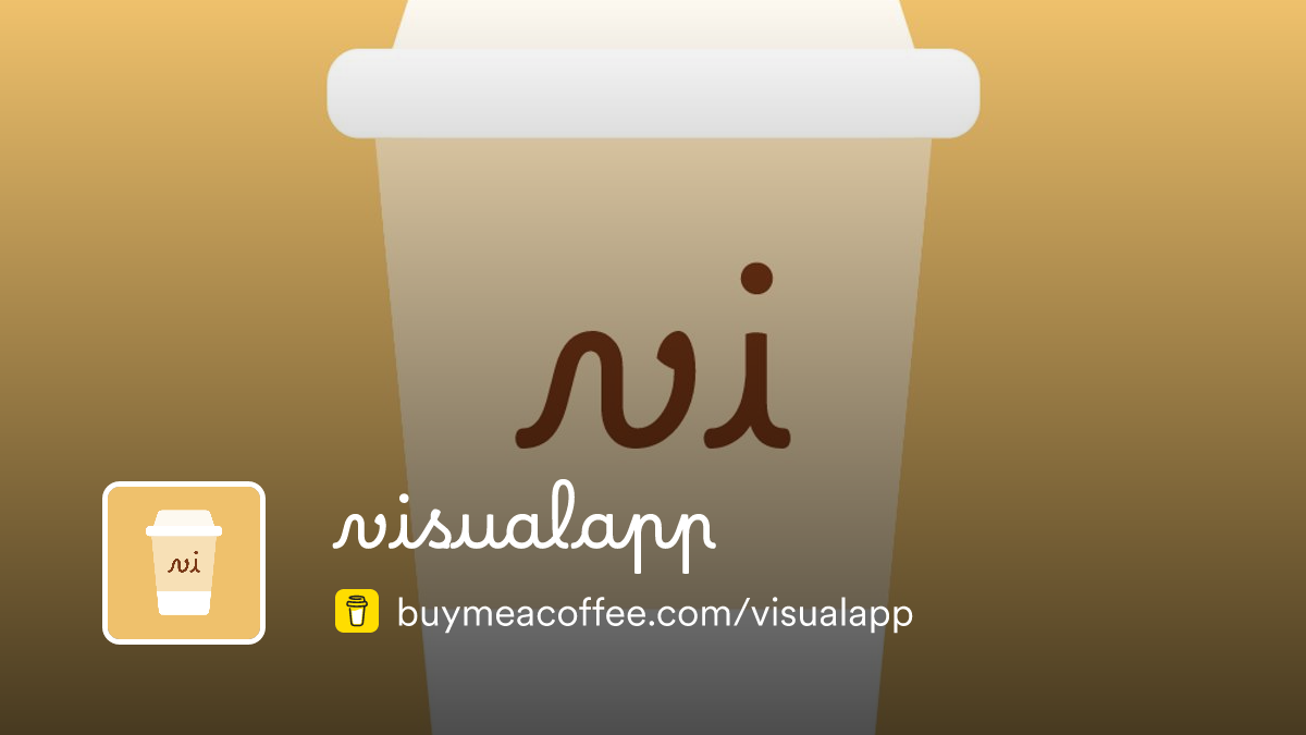 visualapp - Buymeacoffee