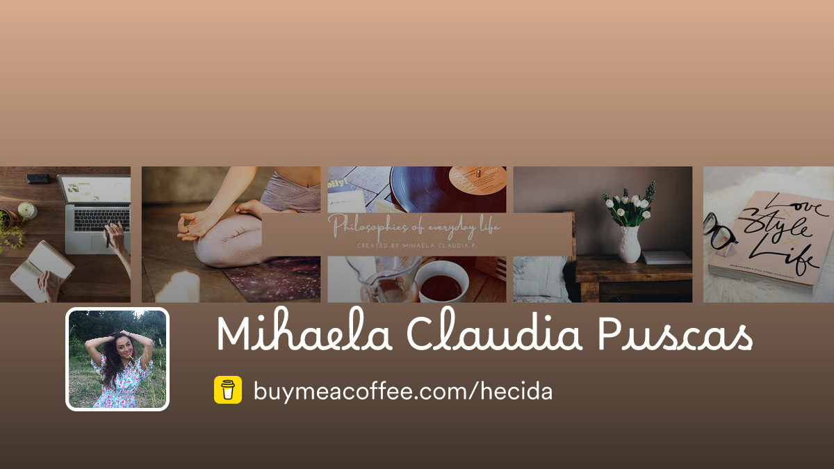 Mihaela Claudia Puscas is Travel vlogs and personal growth. - Buymeacoffee