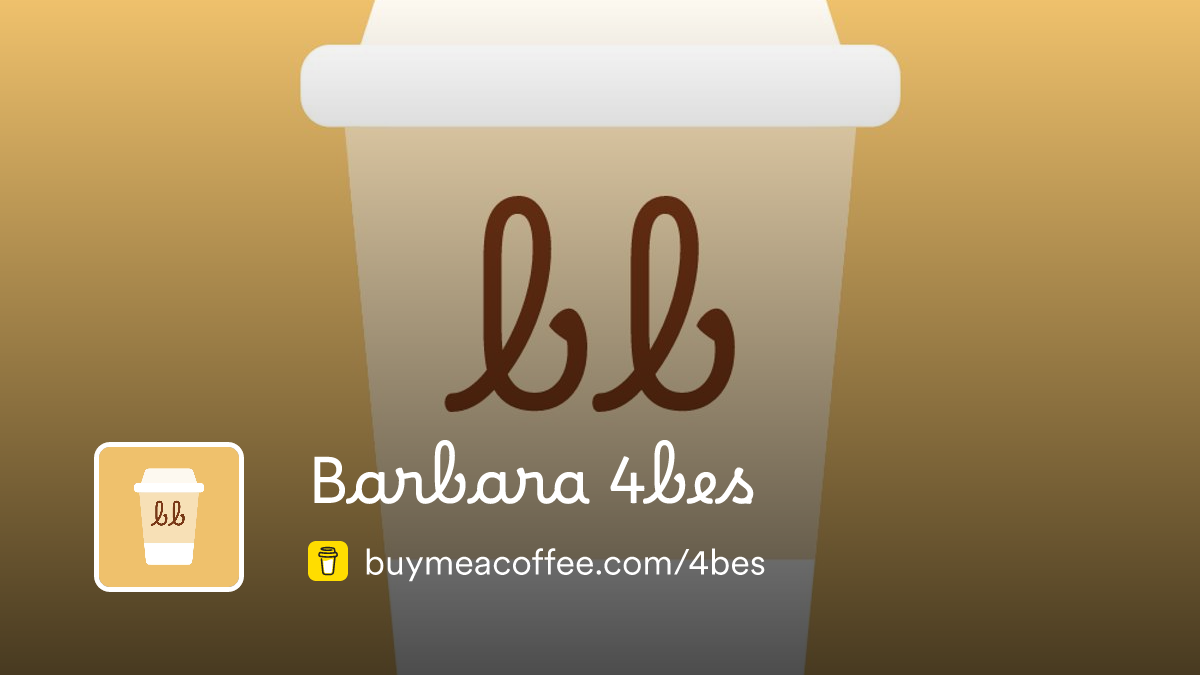 Barbara 4bes is blogging @ 4bes.nl, speaking, creating code samples and modules - Buymeacoffee