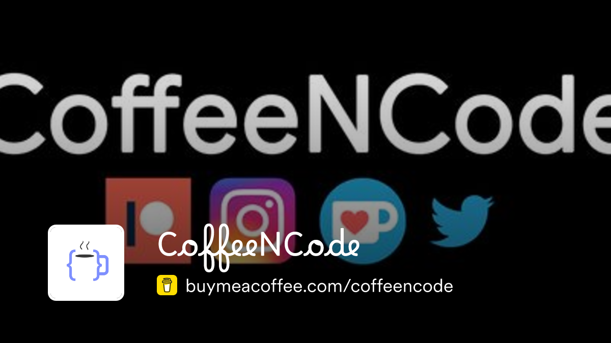 CoffeeNCode is Curating Programming Content ☕ - Buymeacoffee