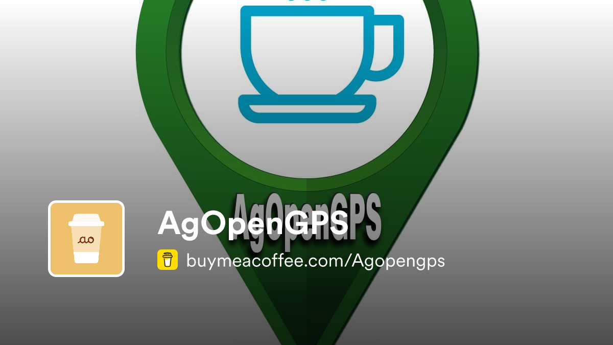 AgOpenGPS is Open Source Agricultural GPS Guidance software - Buymeacoffee