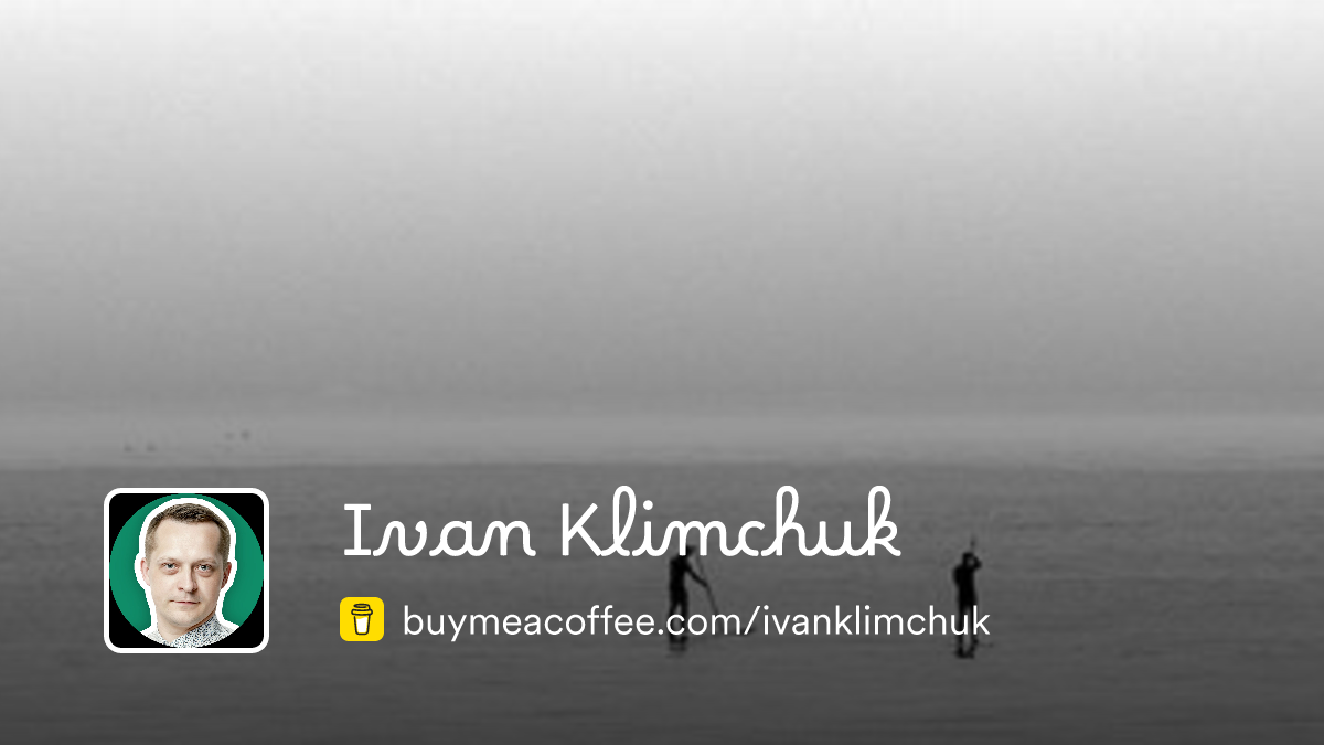 Ivan Klimchuk is building projects in public - Buymeacoffee