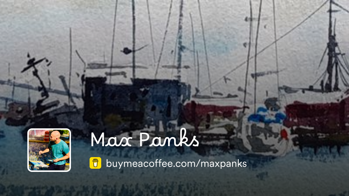 Max Panks is a watercolour landscape artist - Buymeacoffee