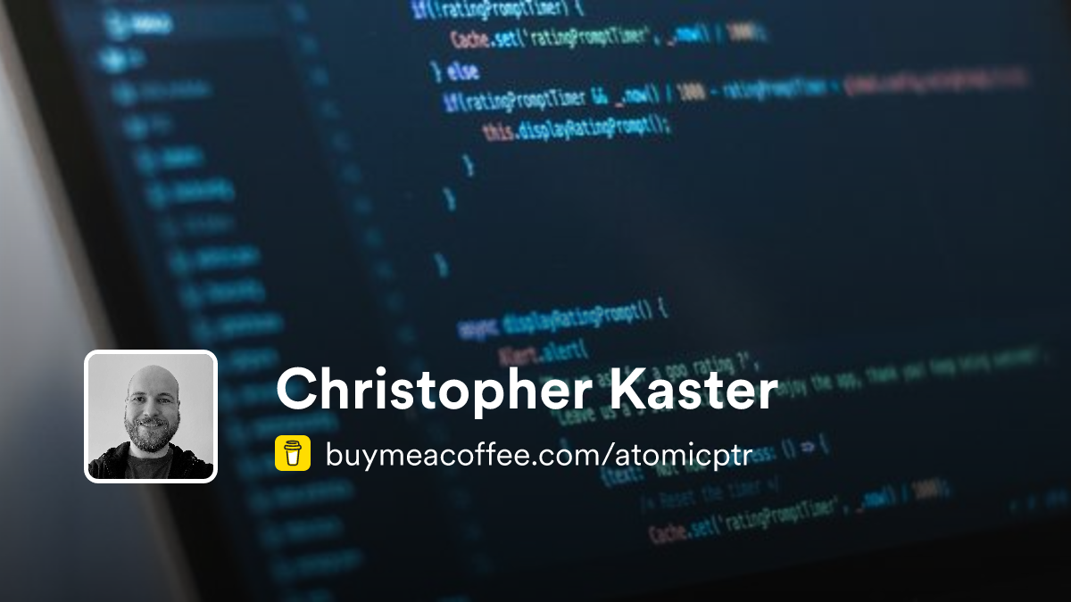 Membership | Christopher Kaster - Buymeacoffee