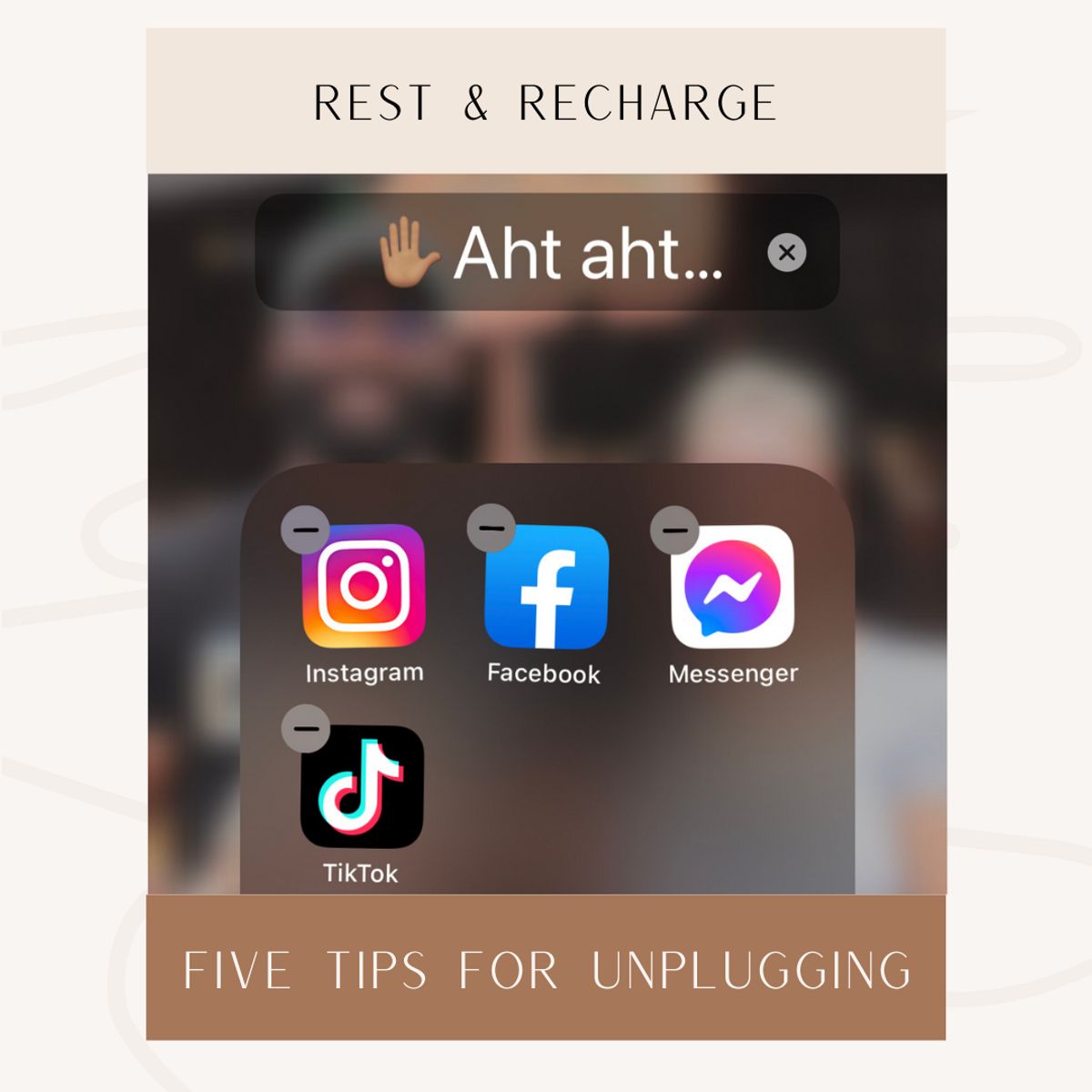 🖐🏽 Five Tips for Unplugging 📴 — The Wellness Champion - Buymeacoffee